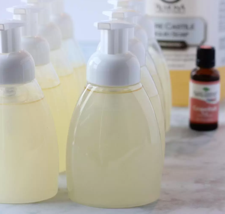 HOMEMADE HAND SOAP - Ambers Kitchen Cooks