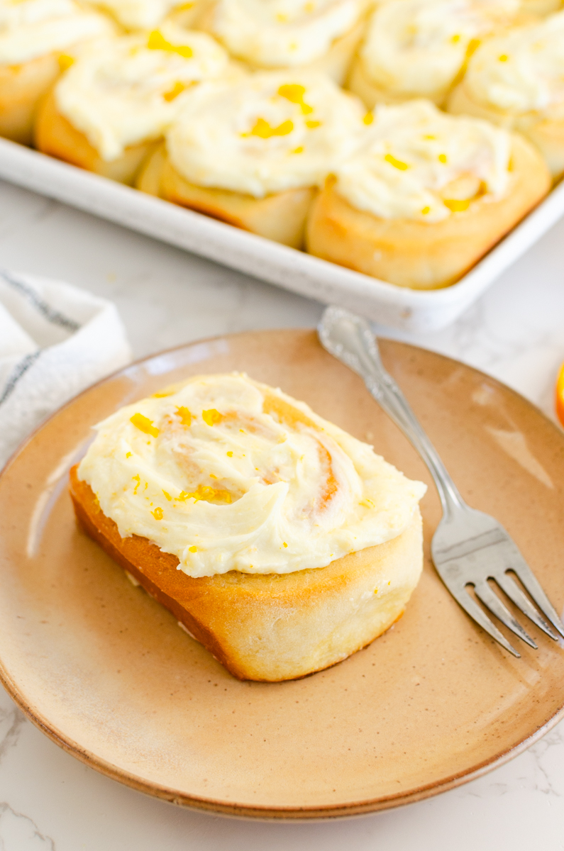 Orange Rolls - Ambers Kitchen Cooks